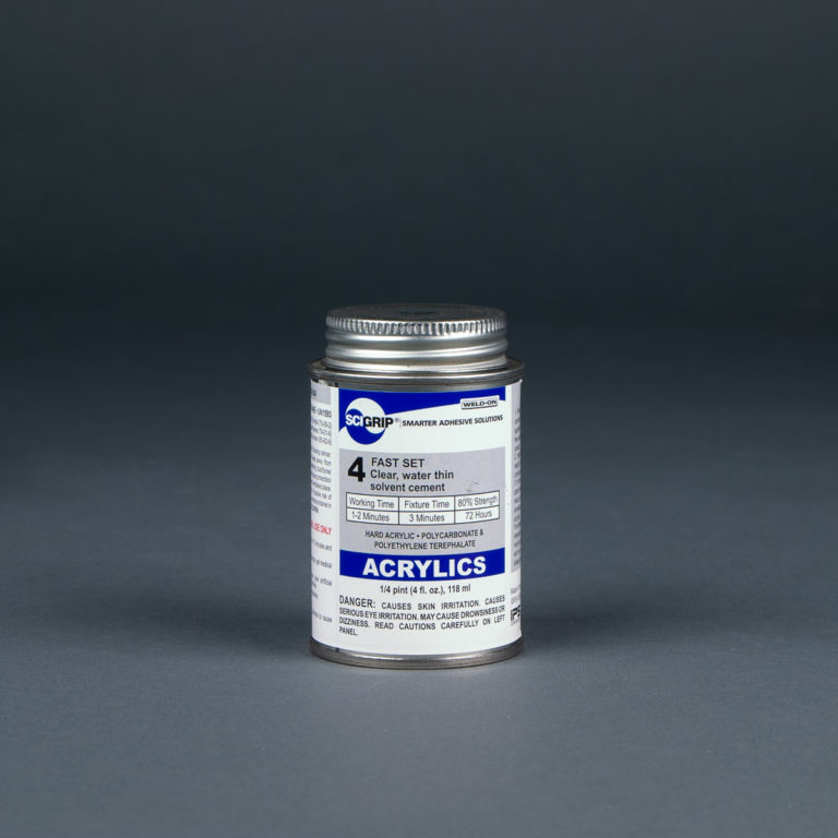WELD-ON 4 Acrylic Solvent Cement | Lustercraft Plastics